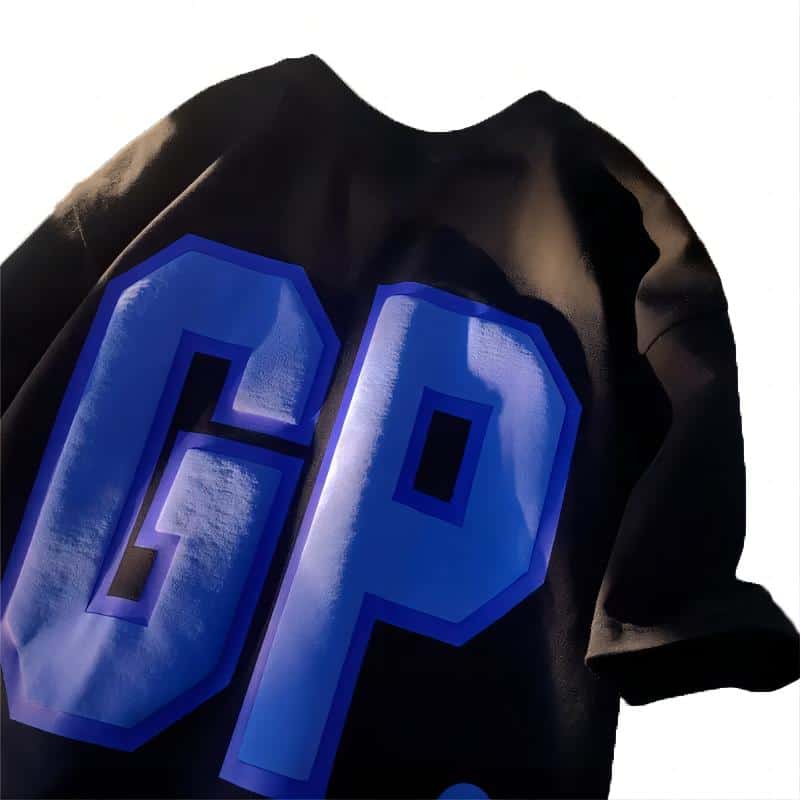 3D logos and puff Customize cotton t-shirts for men with prints.