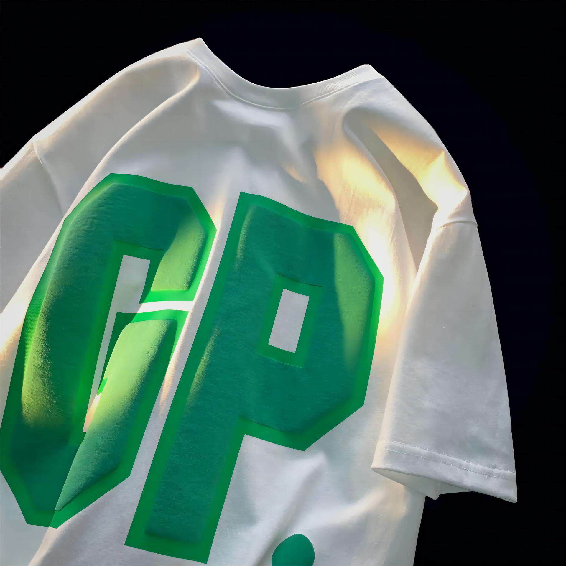 3D logos and puff Customize cotton t-shirts for men with prints.