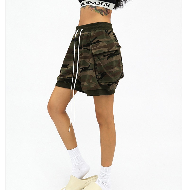 Custom high-end hip hop camo casual shorts | Best Custom Streetwear ...
