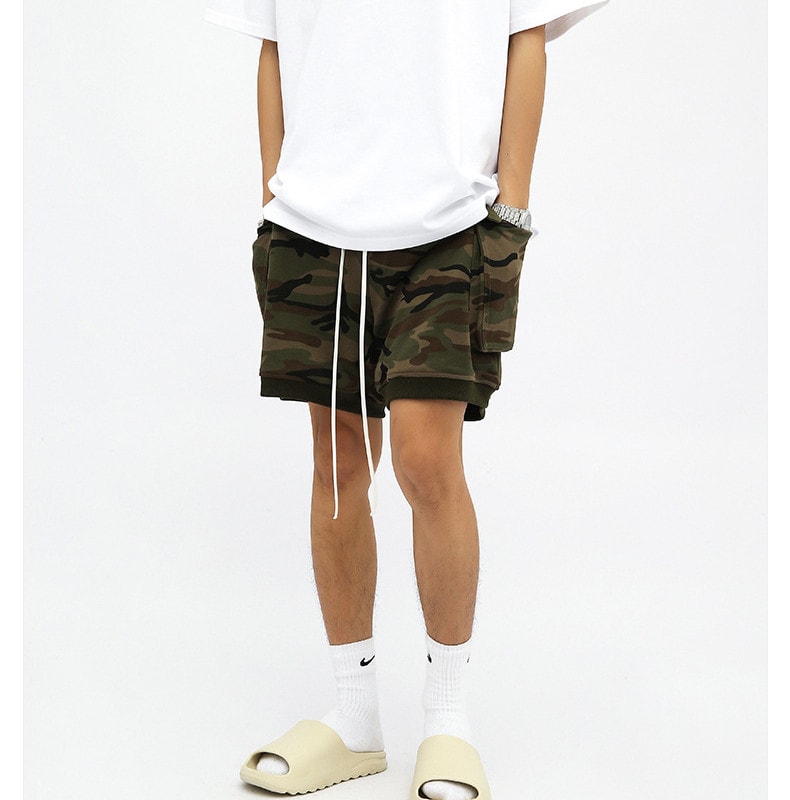 Custom high-end hip hop camo casual shorts | Best Custom Streetwear ...