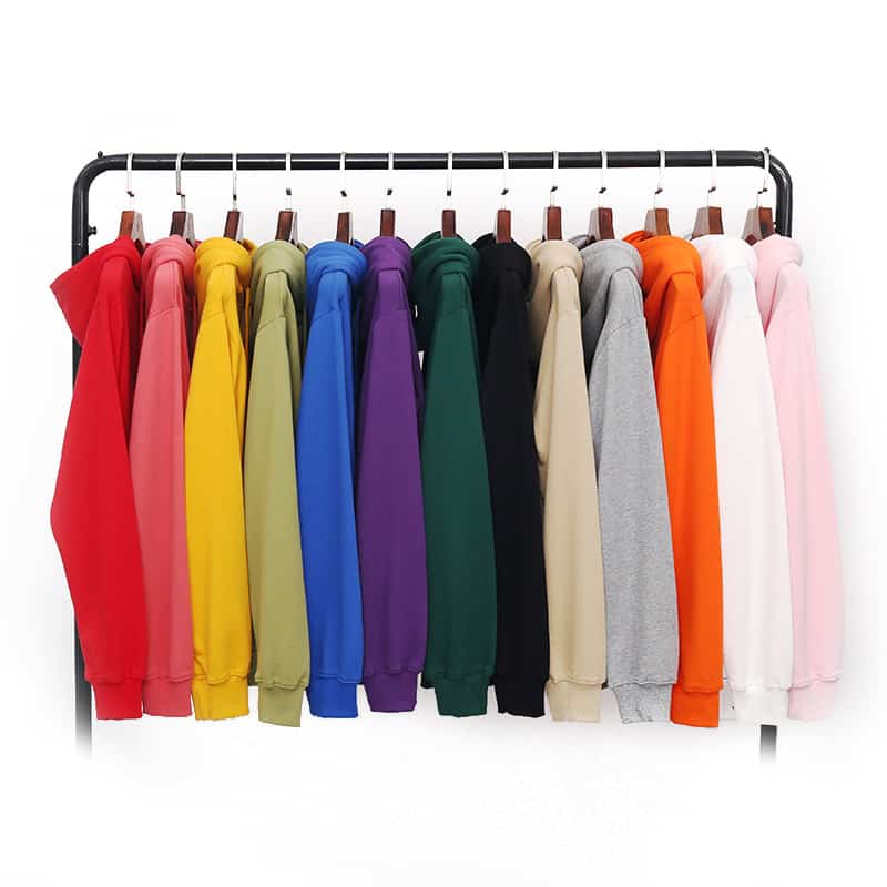 Solid color hoodies that can feature a personalized logo-7