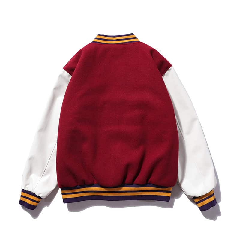Custom Splicing embroidery logos baseball jacket | Best Custom ...