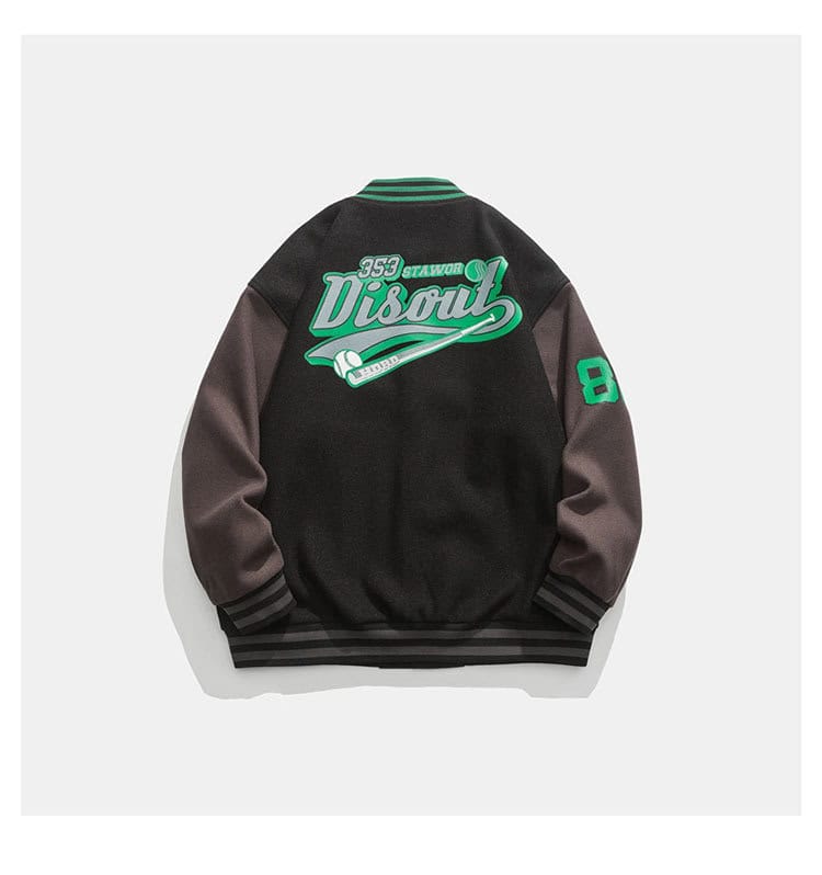 streetwear Printed Graphic Oversize Cotton baseball jacket | Best ...