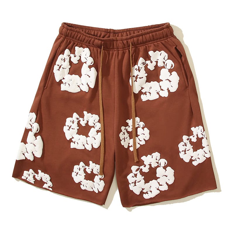 High quality Custom puff print Oversize Heavy Cotton shorts | Best ...