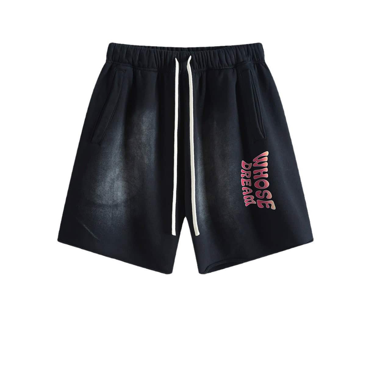 Vintage Puff Print Hip Hop Graphic Cotton Shorts | Best Custom ...