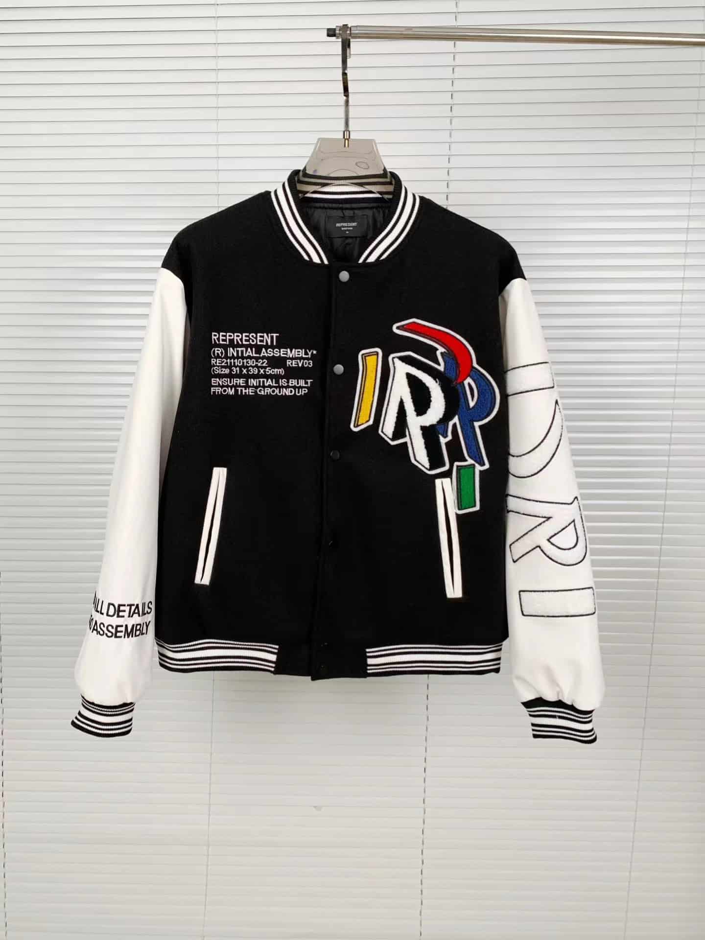 Original Embroidery Casual distressed Loose streetwear jacket | Best ...