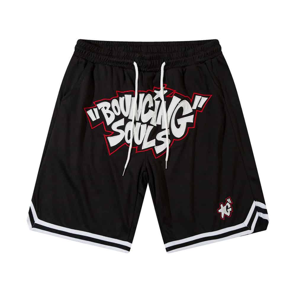 Design painting Applique Embroidery shorts | Best Custom Streetwear ...