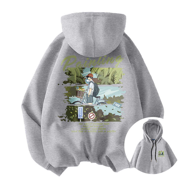 Men's Casual Design Oversized 100% Cotton Screen Print Hoodies | Best ...