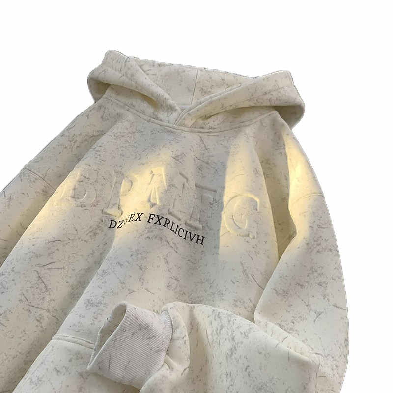 Logo Design Casual Oversized Embossed Hoodie Custom | Best Custom ...