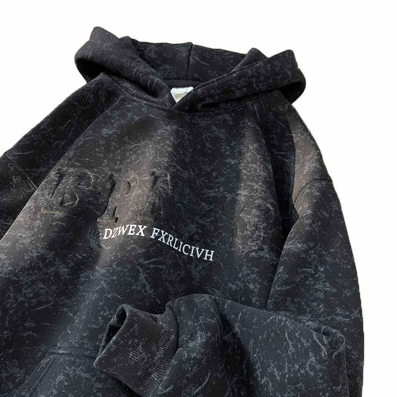 Logo Design Casual Oversized Embossed Hoodie Custom | Best Custom ...
