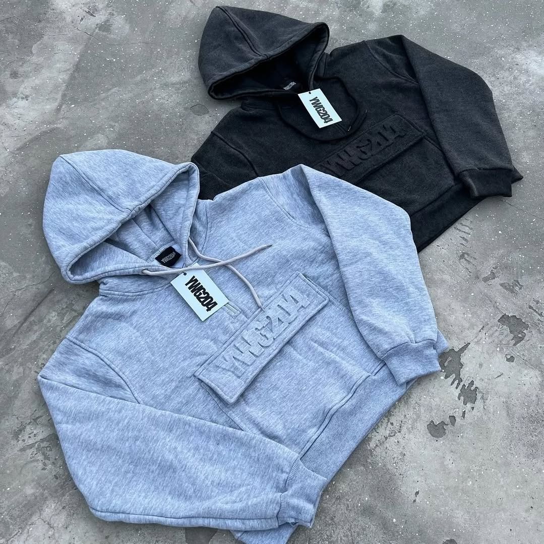 Men's Letter Loose Fit Embossed Hoodie | Best Custom Streetwear ...